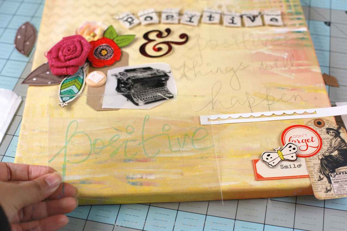 6 EASY Mixed Media Canvas Step by Step - Smiling Colors