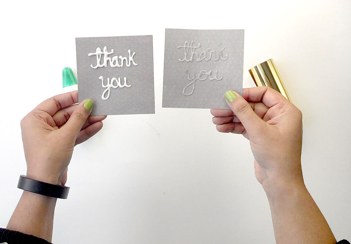 Gold Foiling without Heat? 5 EASY Ideas Using Glue!