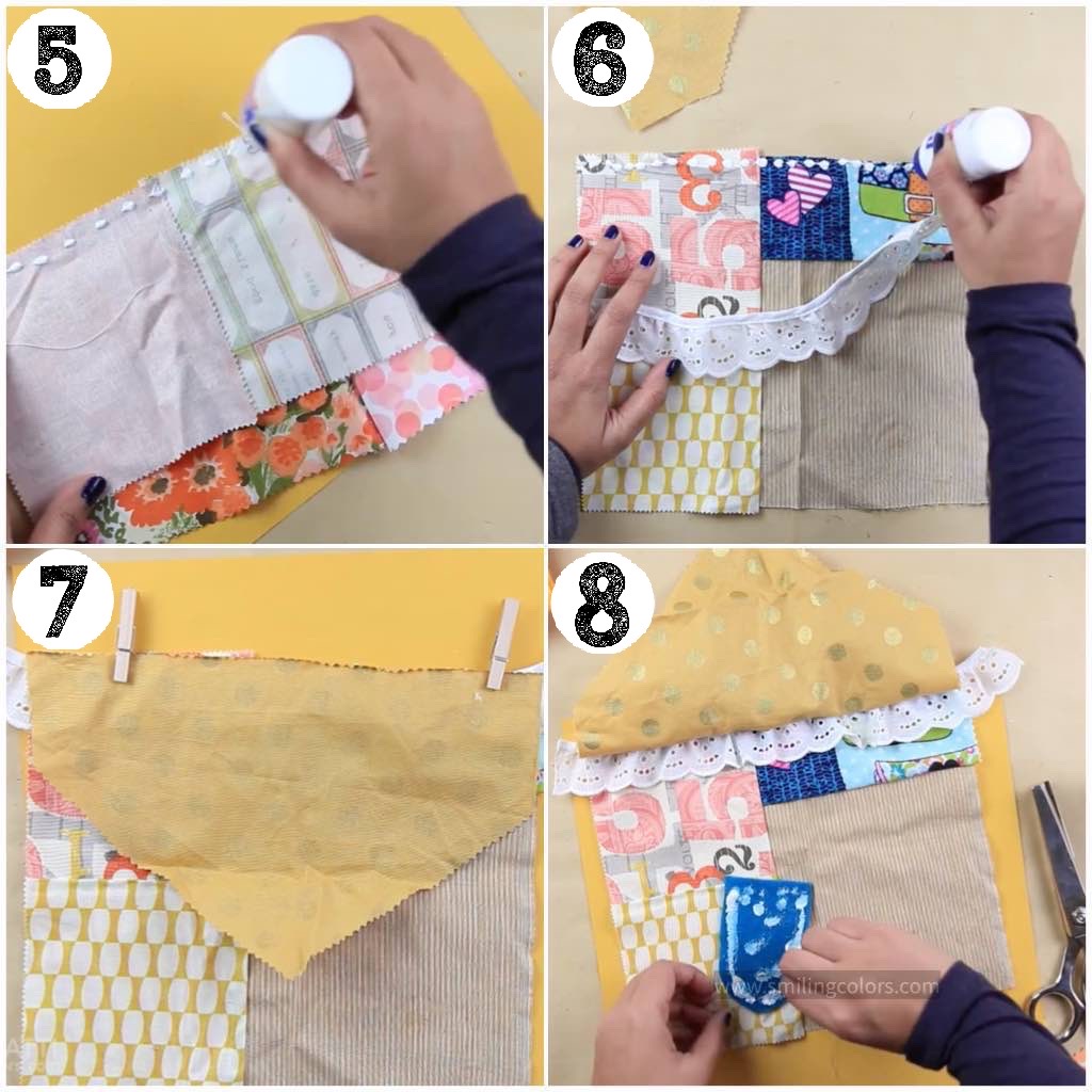 MAKE A CUTE HOUSE SHAPED PILLOW WITH NO SEWING