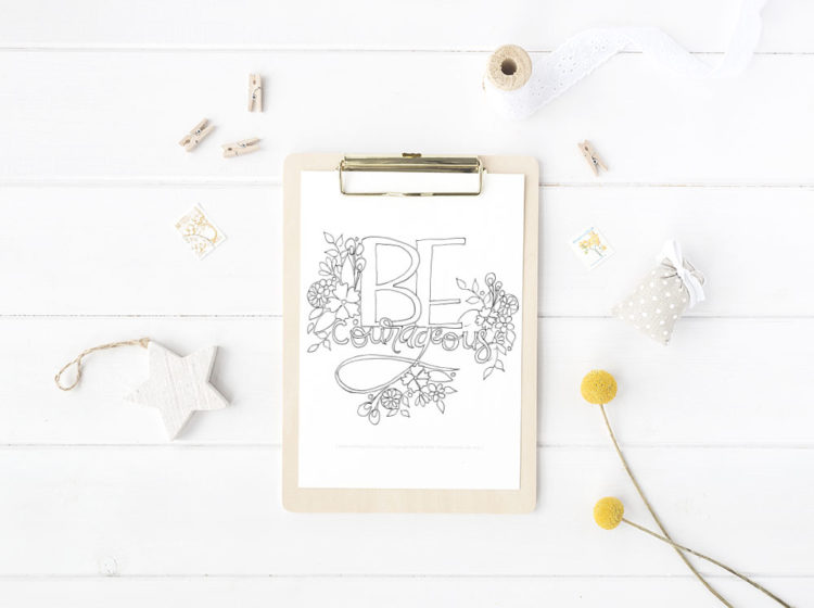 15+ Inspirational Coloring Page FREE Printables - Smiling Colors