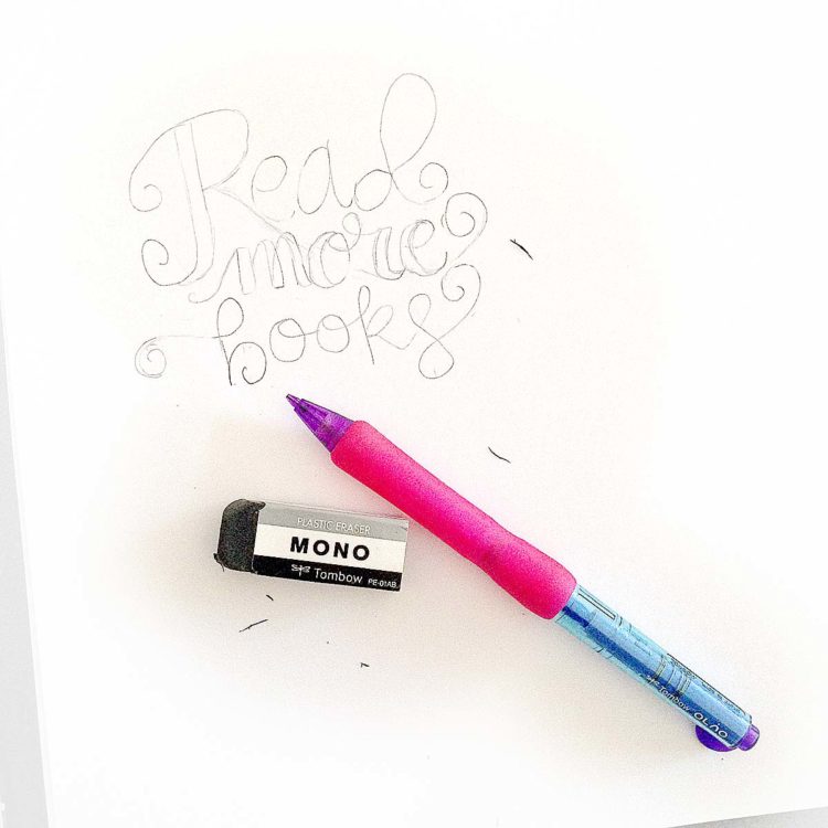 Simple hand lettering Tutorial in 5 easy steps! - Smiling Colors