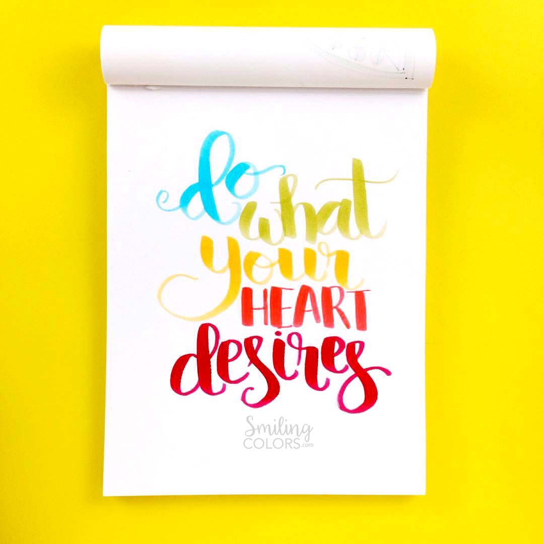 Rainbow Lettering Word: 10 Easy Colorful Ideas! - Smiling Colors