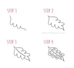 Leaf Drawing Step by Step 10 Simple Ways - Smiling Colors