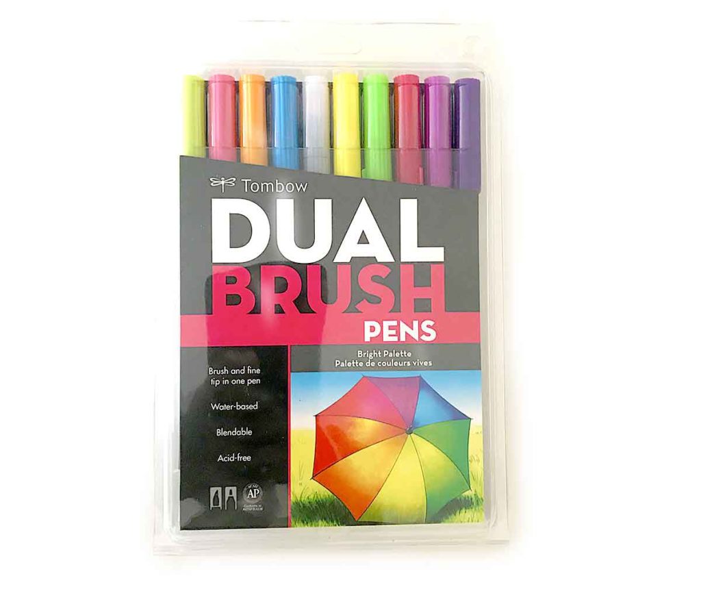 7 EASY ways to make a Tombow Dual Brush Pen Color Chart