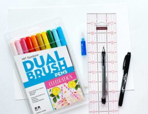 7 EASY ways to make a Tombow Dual Brush Pen Color Chart
