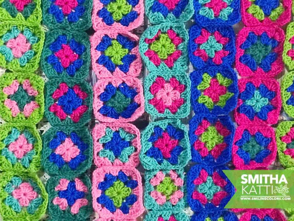 Basic Granny Square Pattern Free Download - Smiling Colors