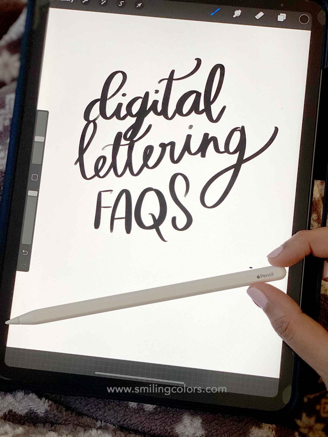 How To Start Digital Lettering For Beginner - Smiling Colors