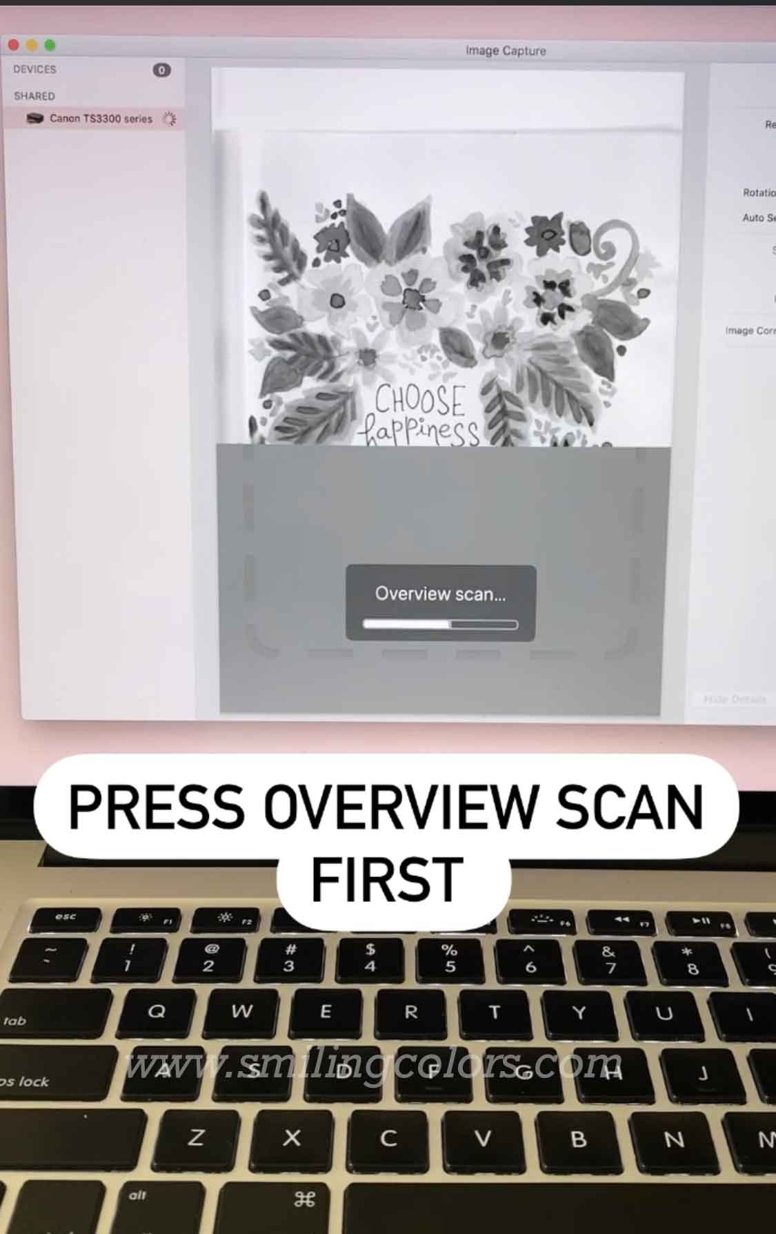 How to Scan Artwork at Home In 7 Steps! - Smiling Colors