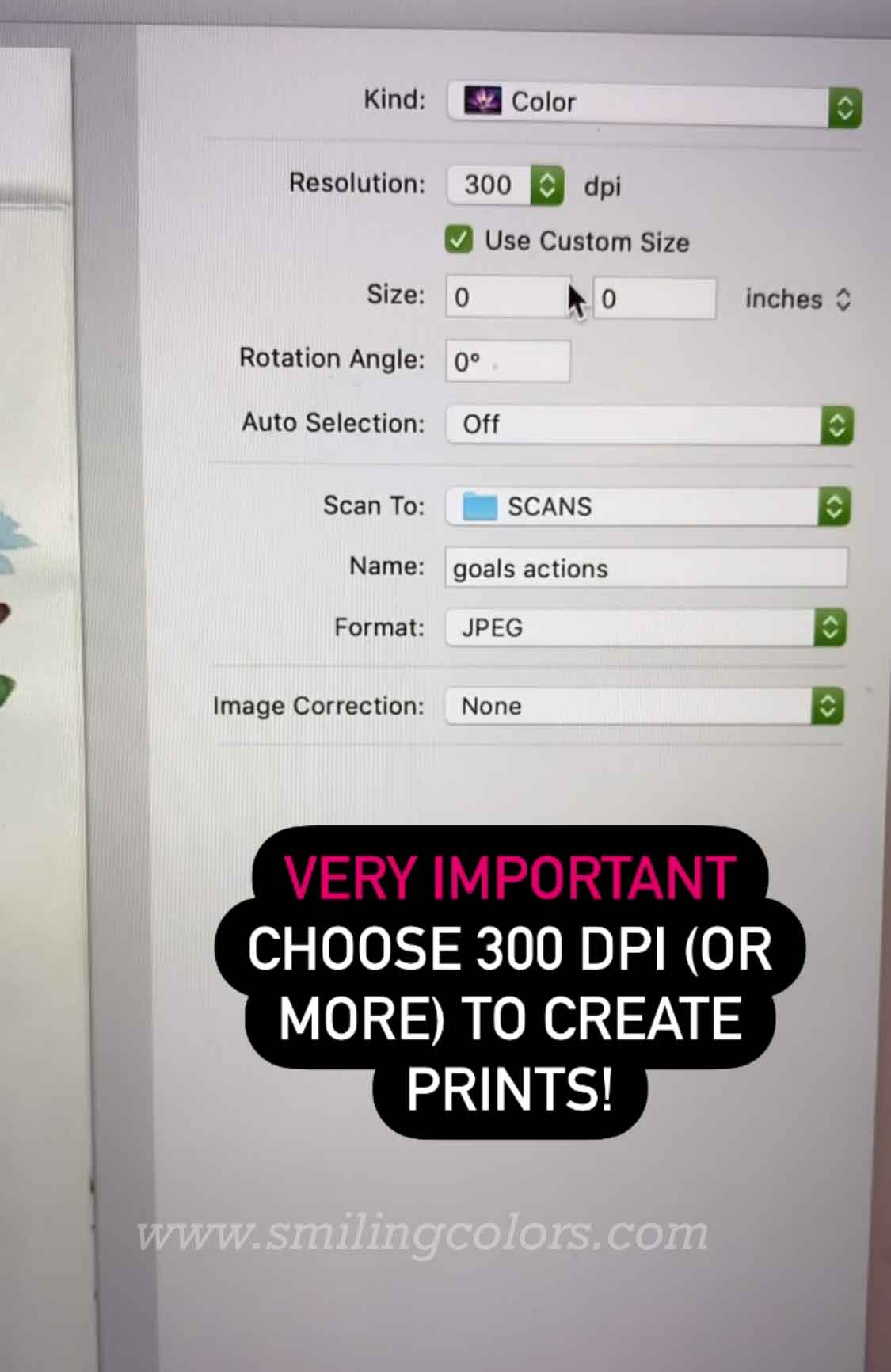 How to Scan Artwork at Home In 7 Steps! - Smiling Colors