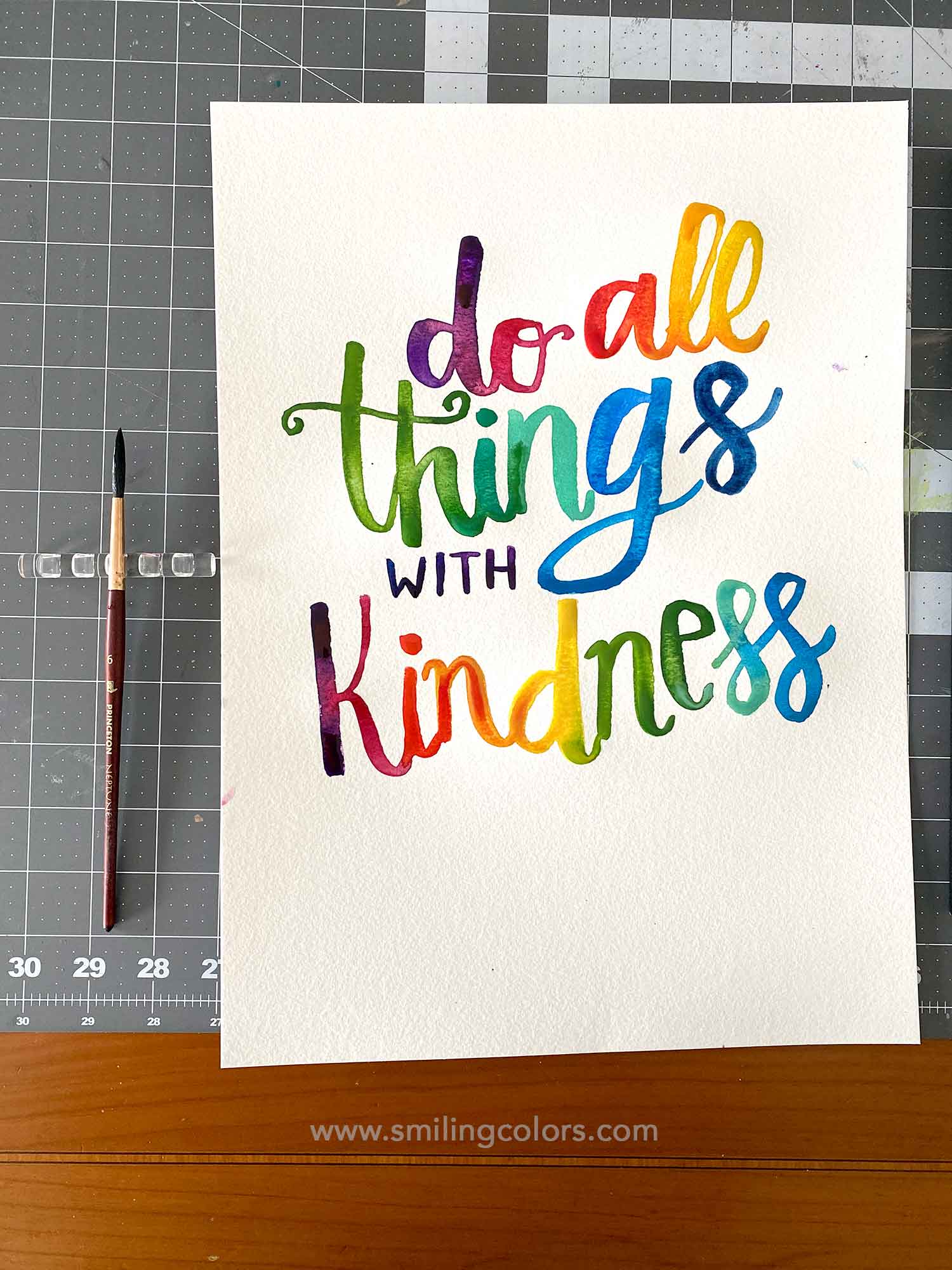 How to Create Beautiful Watercolor Lettering: Videos + Tips!