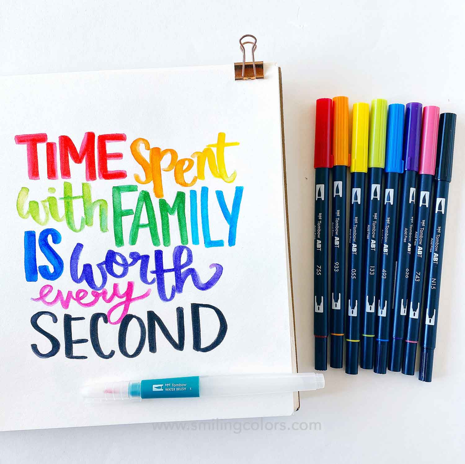 Rainbow Lettering Word: 10 Easy Colorful Ideas! - Smiling Colors