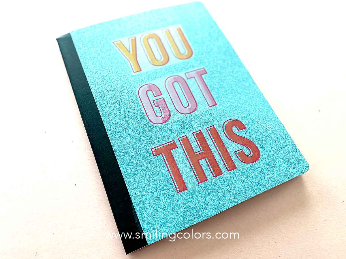 Decorate Notebooks Easily with Dollar Tree Stickers! - Smiling Colors