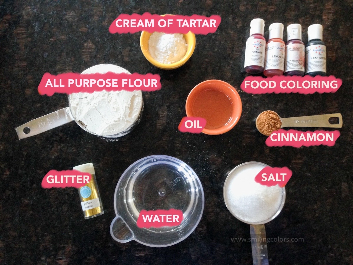 Cinnamon Playdough Recipe - Smiling Colors