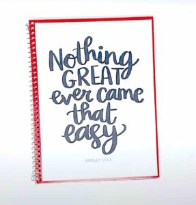 How To Make a Cover For a Spiral Notebook - Smiling Colors