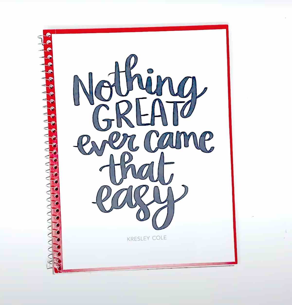 How To Make a Cover For a Spiral Notebook - Smiling Colors