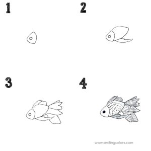 Fish Drawing Tutorial: Easy Step by Step Video - Smiling Colors