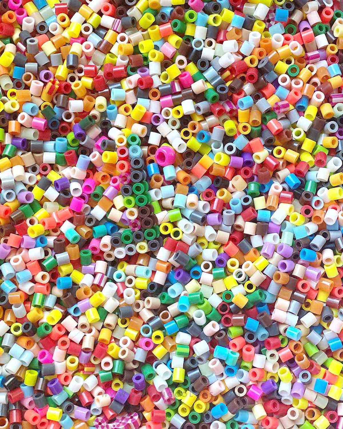 How To Make a Perler Bead Coaster For Dad - Smiling Colors