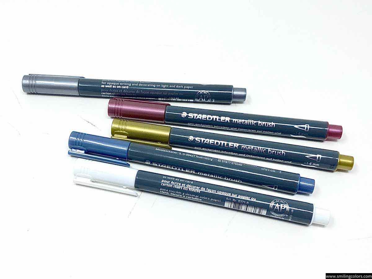 The Very Best Metallic Pens and Markers - Smiling Colors