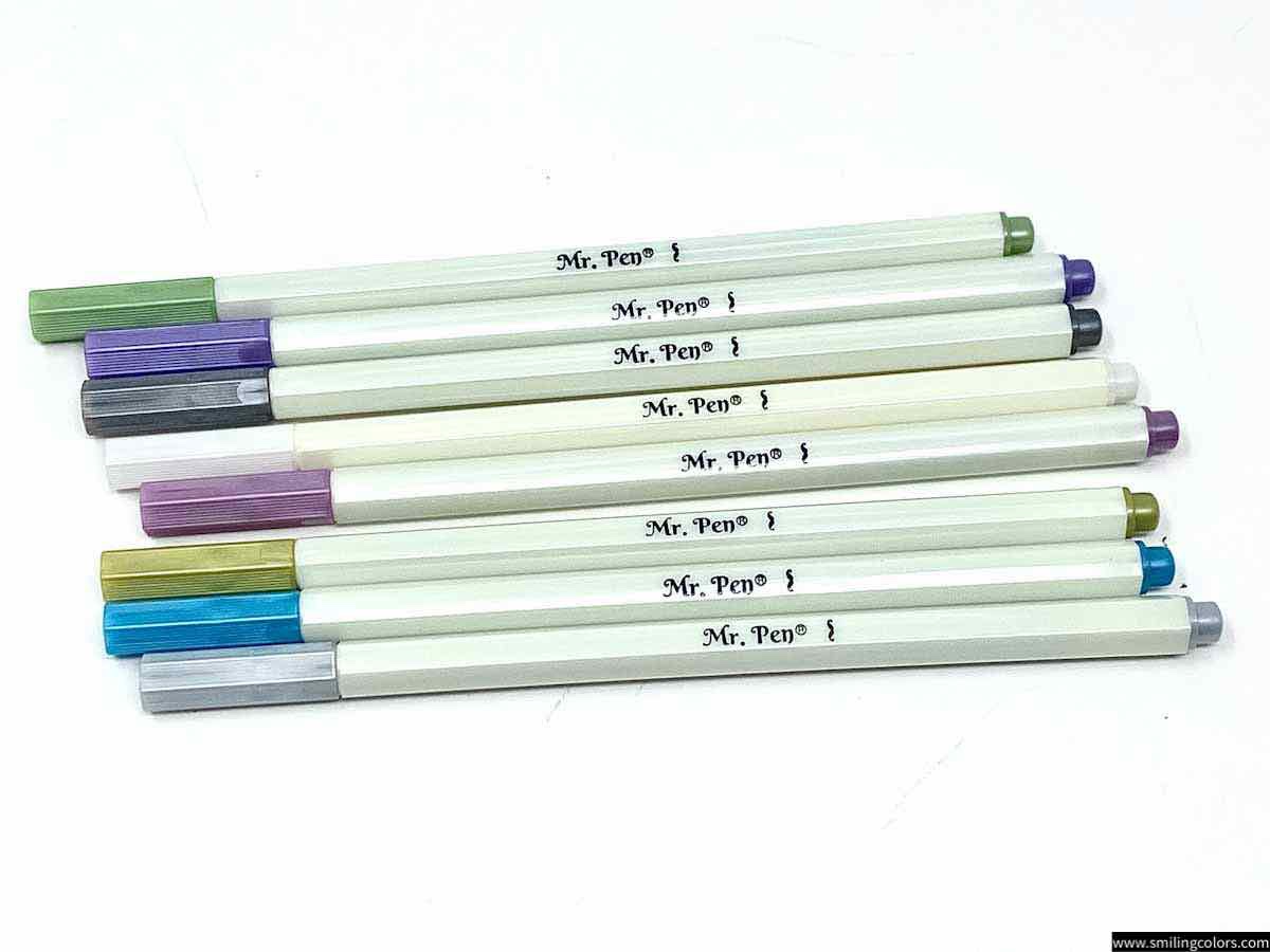 The Very Best Metallic Pens and Markers - Smiling Colors