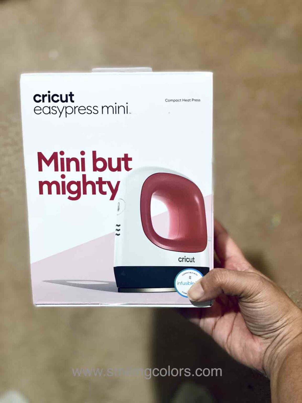 How To Use Cricut Mini Press On Shirt - Smiling Colors