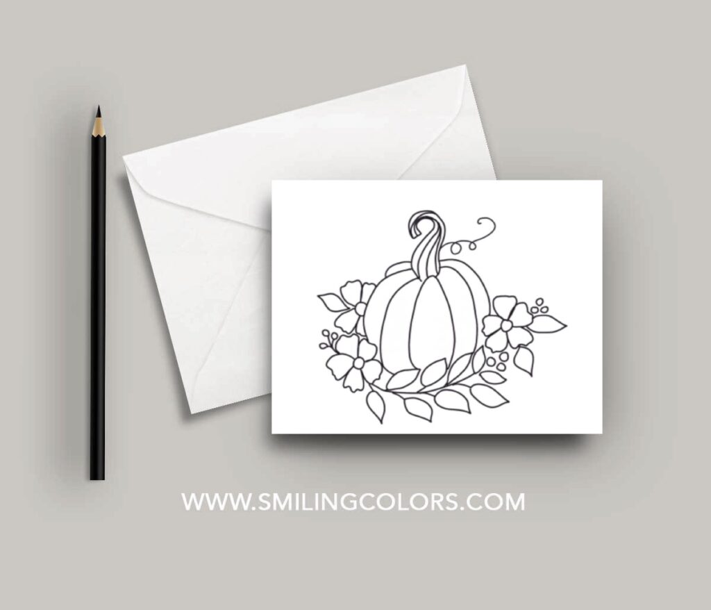 Free Printable Pumpkin Cards To Download - Smiling Colors