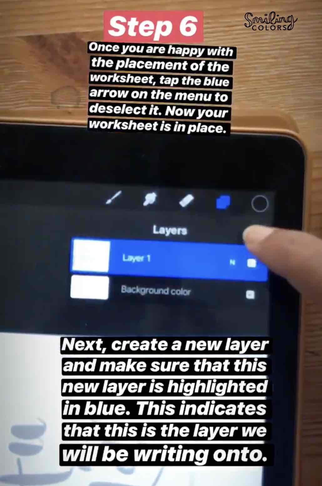 How To Practice Hand Lettering On iPad - Smiling Colors