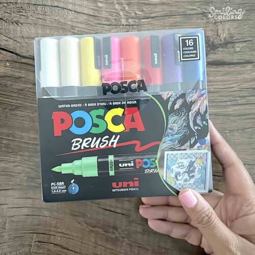Posca Pens Unboxing & Sketchbook Test - Smiling Colors
